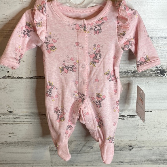 Disney | One Pieces | Disney Baby Minnie Mouse Sleeper Size Preemie New ...